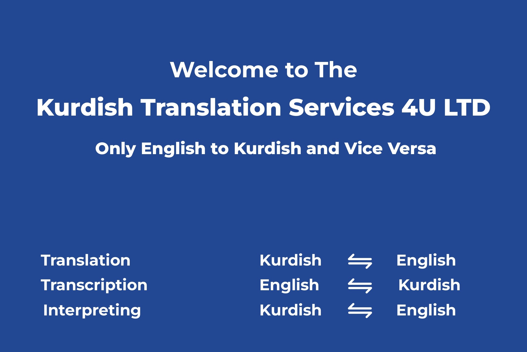 Kurdish Translation Services 4U